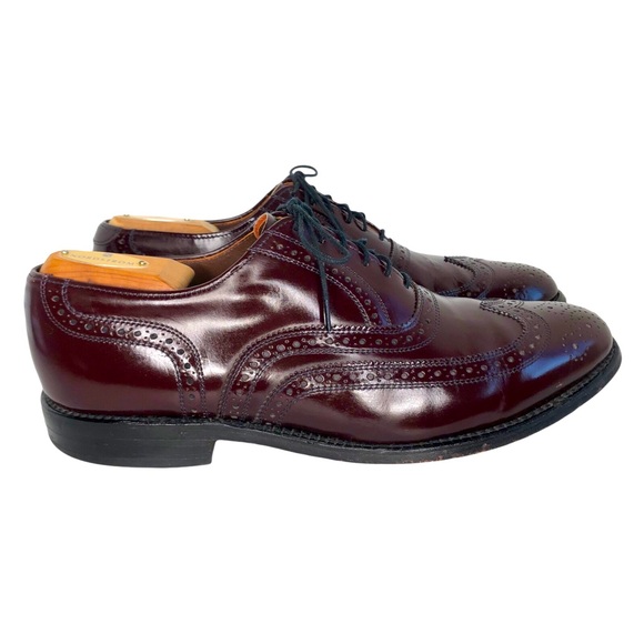 Allen Edmonds | Shoes | Allen Edmonds Lloyd Burgundy Leather Wingtip ...